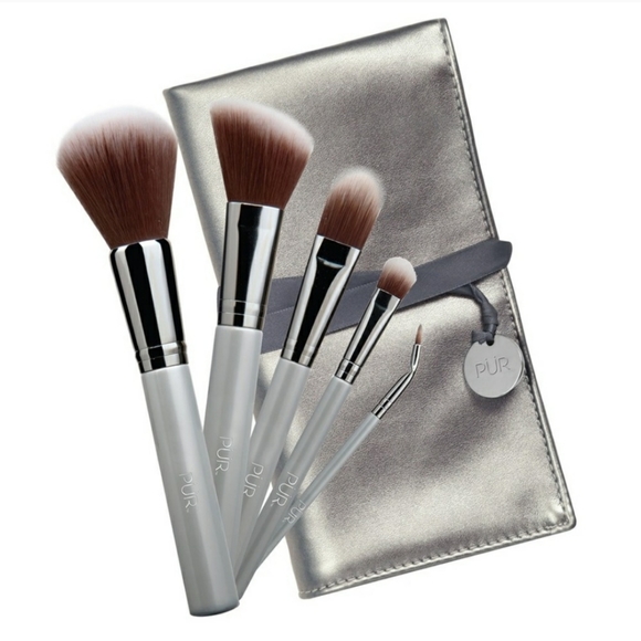 Pur | Makeup | Pur Pro Tools Complexion Authority 5 Pc Brush Set | Poshmark